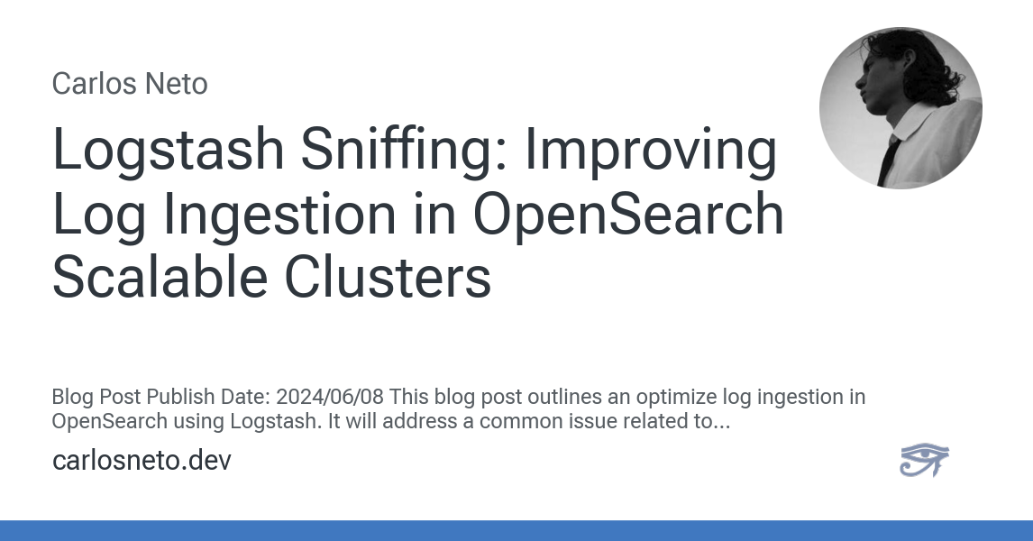 Logstash Sniffing: Improving Log Ingestion in OpenSearch Scalable ...